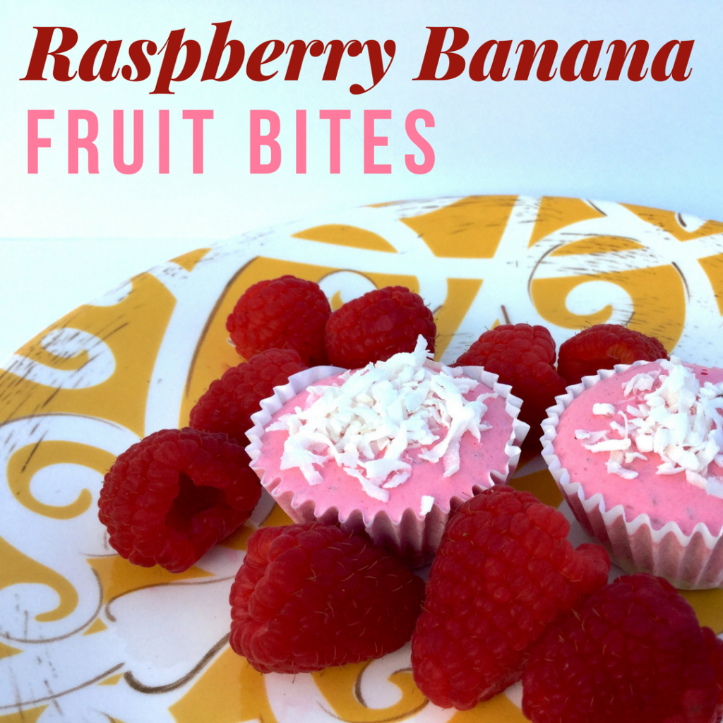 Raspberry Banana Fruit Bites | Dinner Tonight